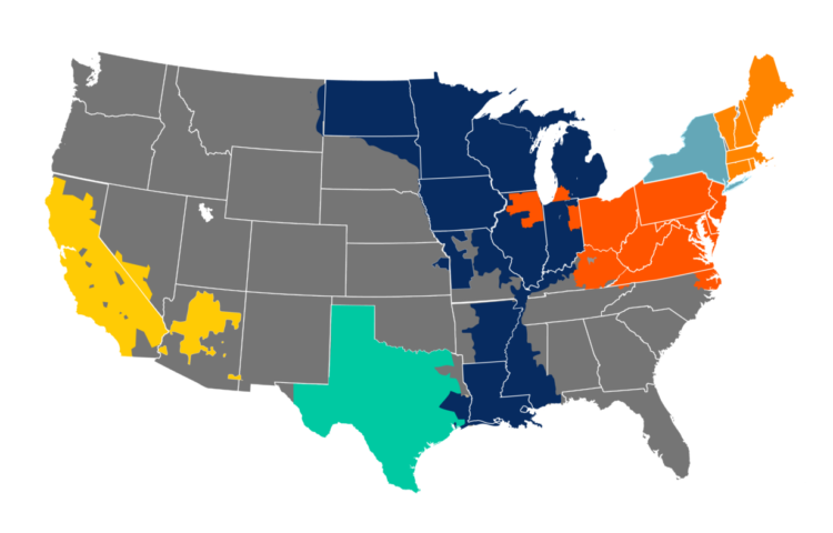 Areas We Serve - CPower Energy